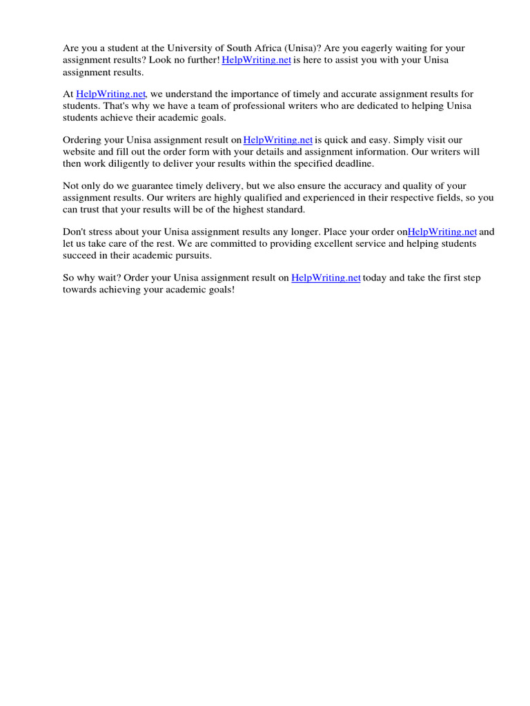 Unisa Assignment Result | PDF | South Africa | Apartheid