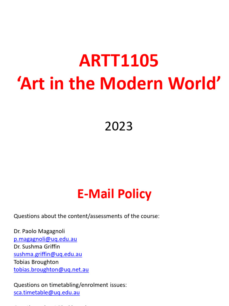 Week 2 Lec | PDF | Modern Art | Paintings