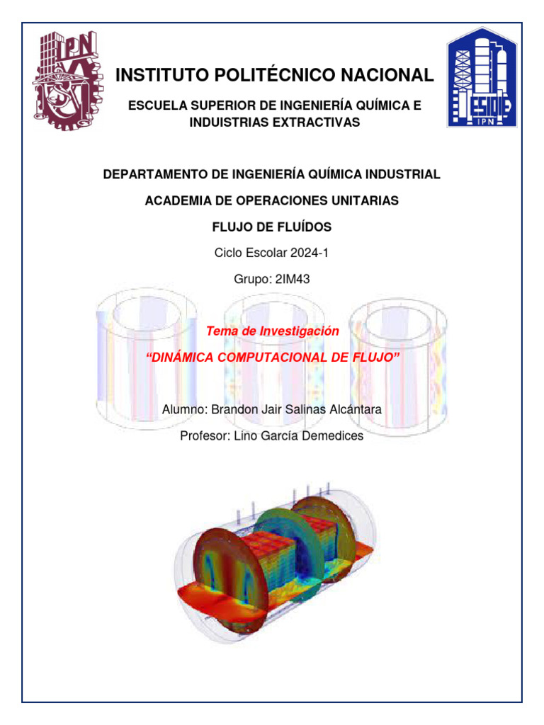 Investigación de Flujo de Fluidos | PDF | Ecuaciones de Navier-Stokes | Ecuaciones