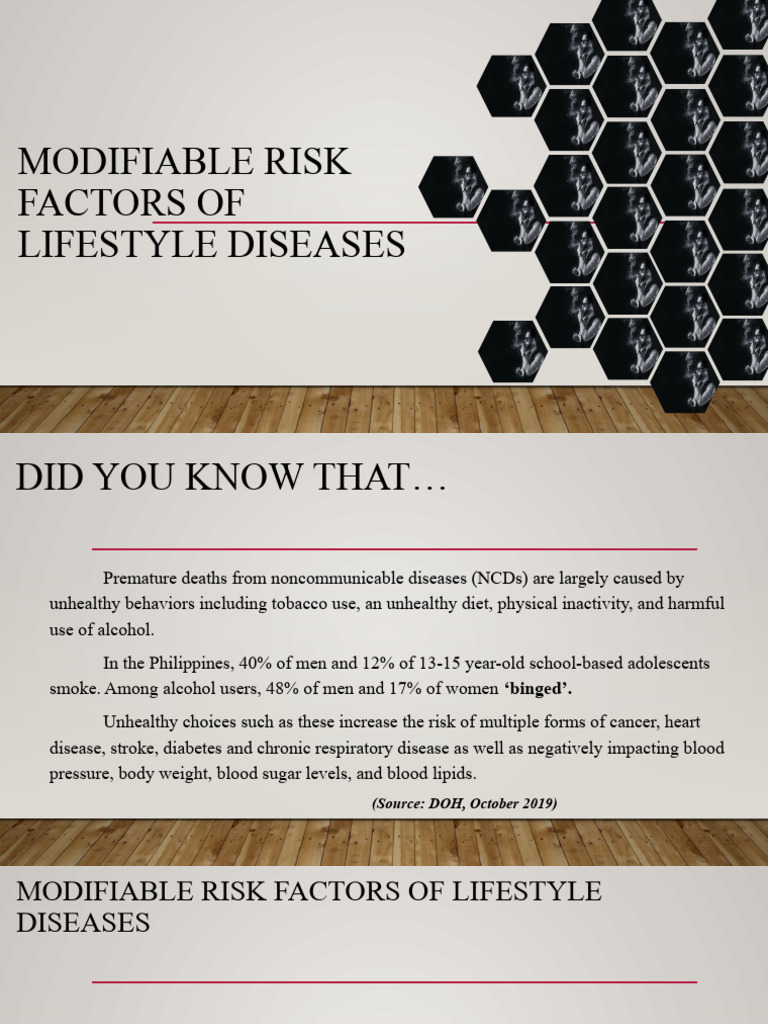 Modifiable Risk Factors of Lifestyle Diseases | PDF | Cancer ...