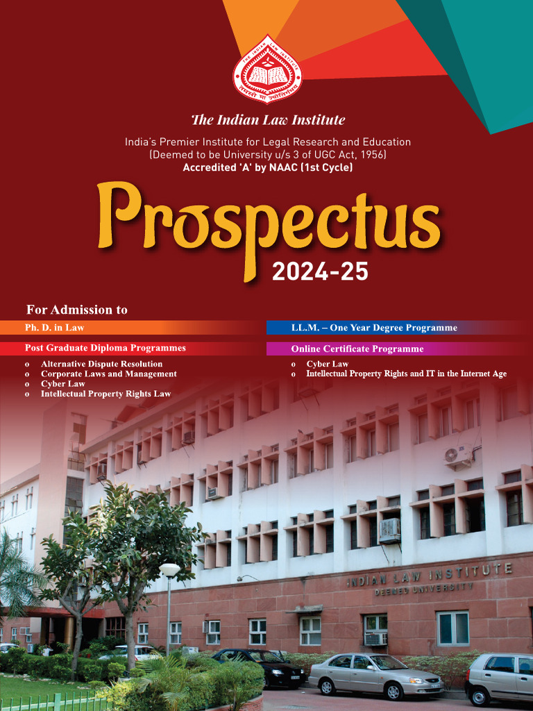 Prospectus 2024-2025 | PDF | Libraries | Justice