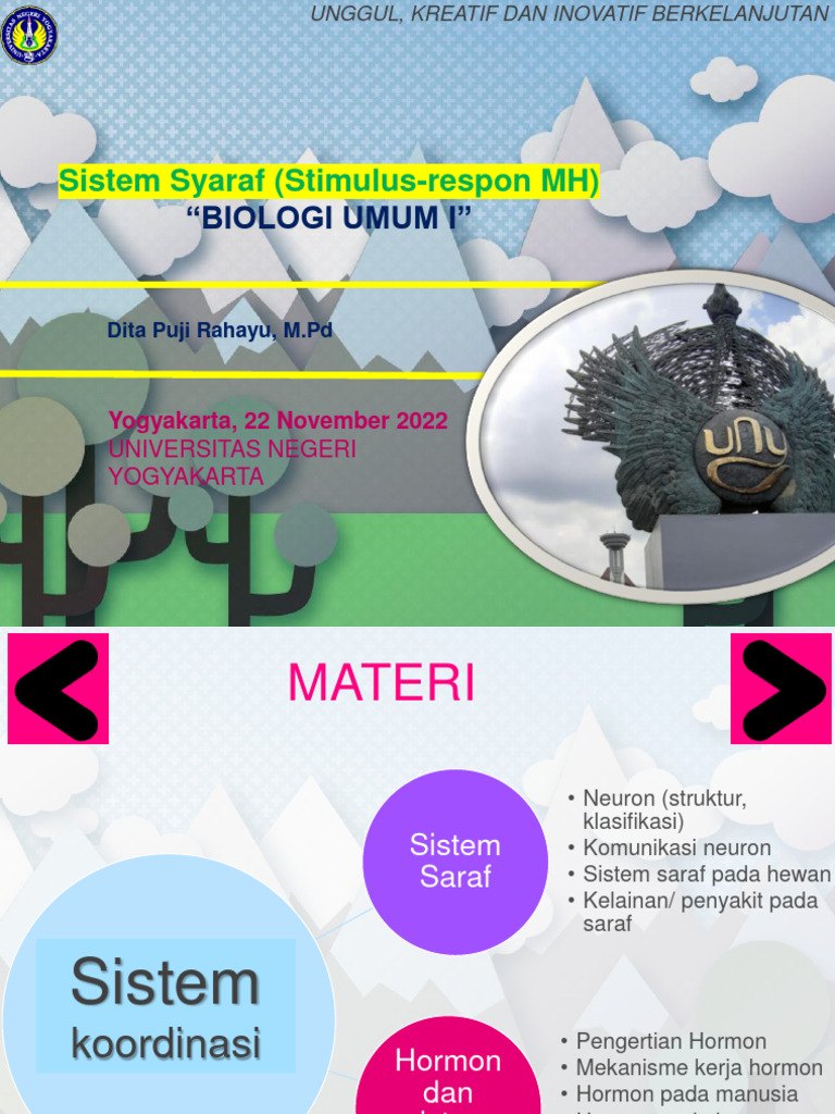 Sistem Koordinasi dalam Sistem Saraf | PDF | Sains & Matematika
