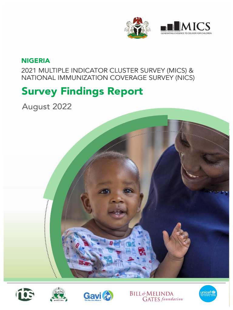 2021 MICS Full Report | PDF | Survey Methodology | Sanitation