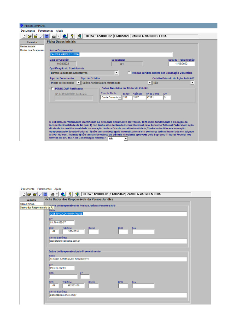 PASSO A PASSO PERD COMP APP | PDF
