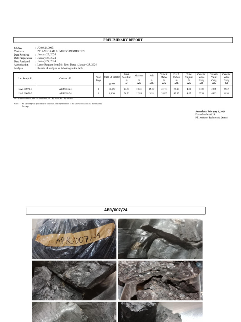 Preliminary Report 032300071 - 240201 - 183404 | PDF