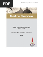 UNISA BCompt Financial Accounting Overview | PDF | Academic Degree ...