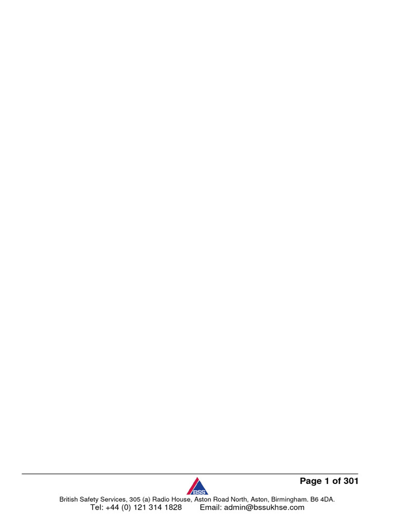 BSS GC 2019-Syllabus Handout Master V1!14!01!20!1 | PDF | Occupational Safety And Health | Hazards