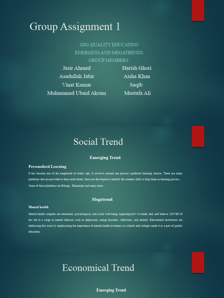 Group Assignment 1 SDGs | PDF | Augmented Reality | Virtual Reality