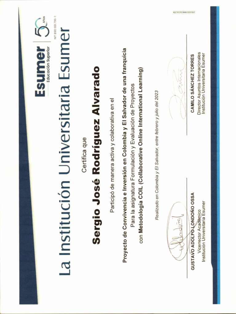 Diploma Colombia | PDF