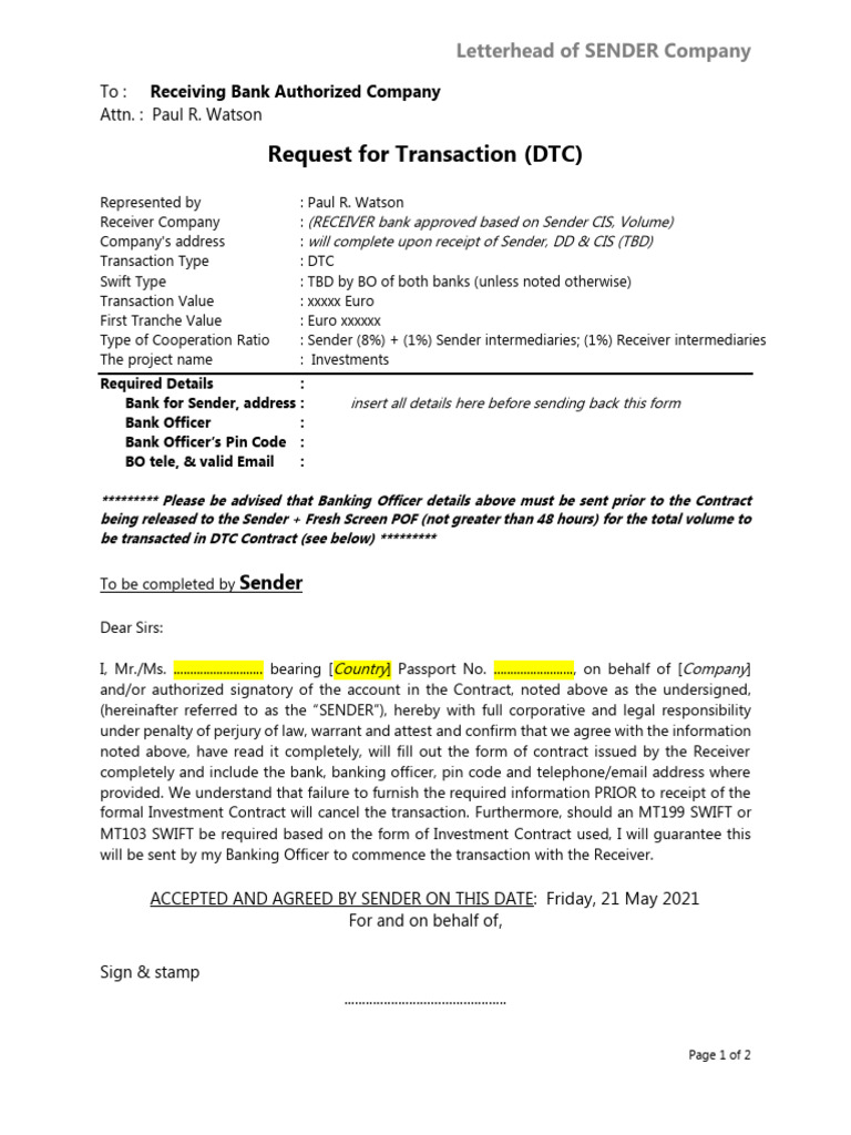 2021-05-18 DTC-Request For Transaction | PDF