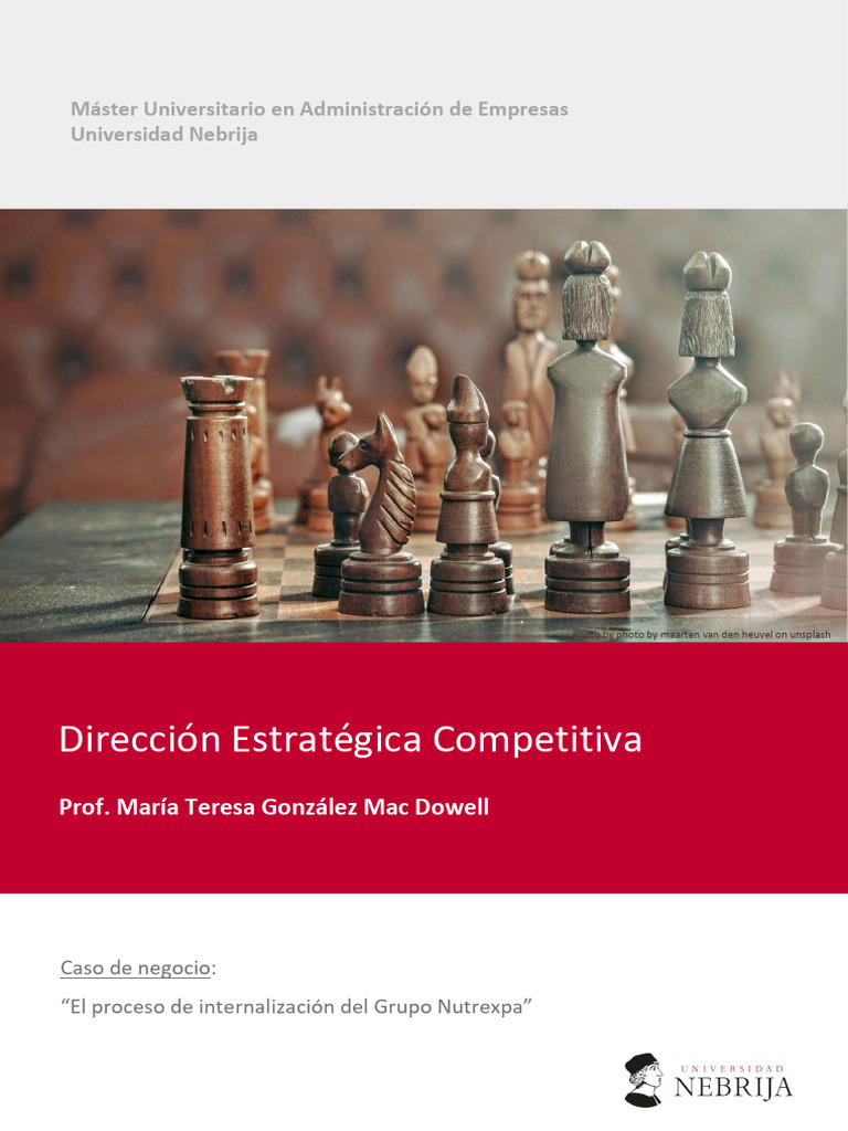 Internacionalización del Grupo Nutrexpa | PDF | Comida y bebida ...