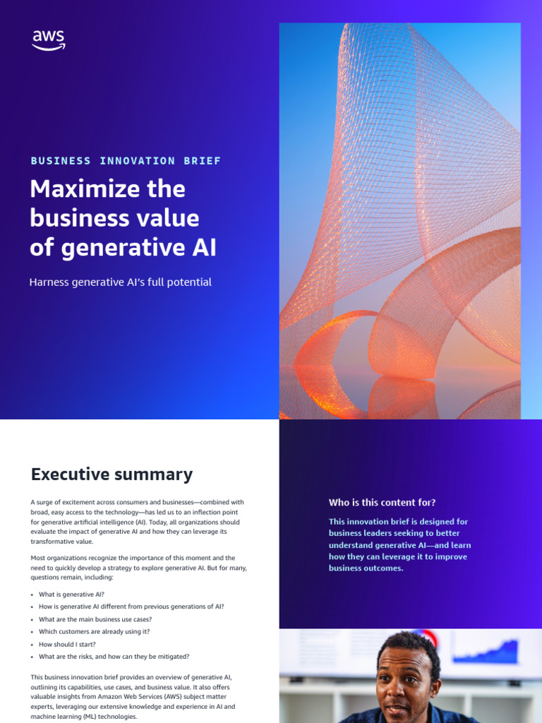Maximize The Business Value of Generative Ai | Download Free PDF | Artificial Intelligence ...