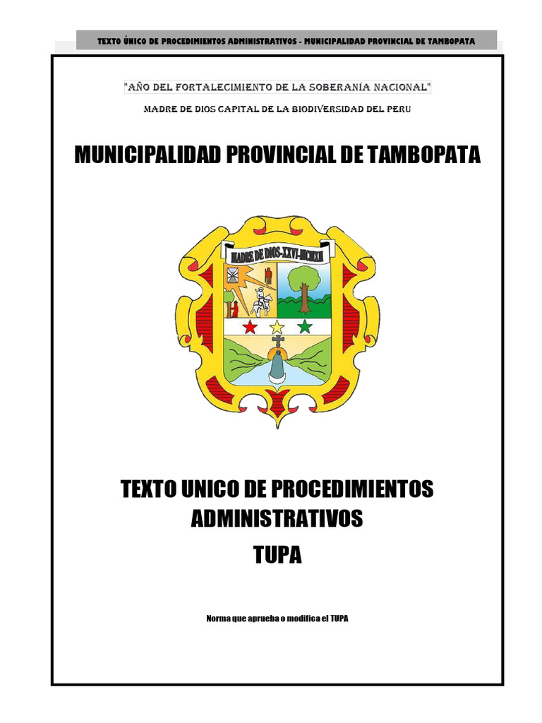 Tupa 2025 | PDF | Apelación | Documento de identidad