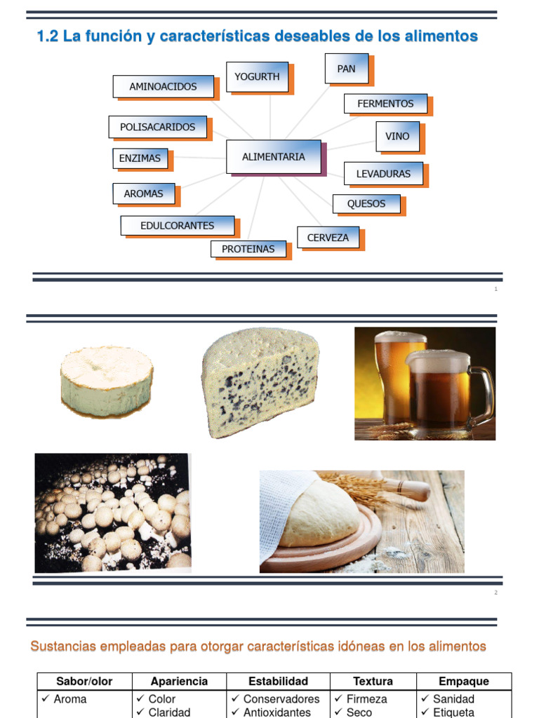 Características de Alimentos y Aditivos | PDF | Salud y bienestar