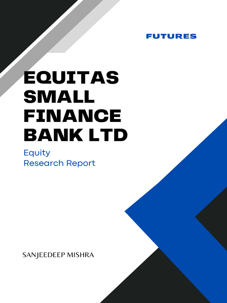 Equitas SFB | PDF | Non Bank Financial Institution | Banks
