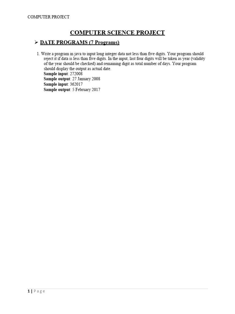 Java Programs for Class 9 Computer Science | PDF | Input/Output ...