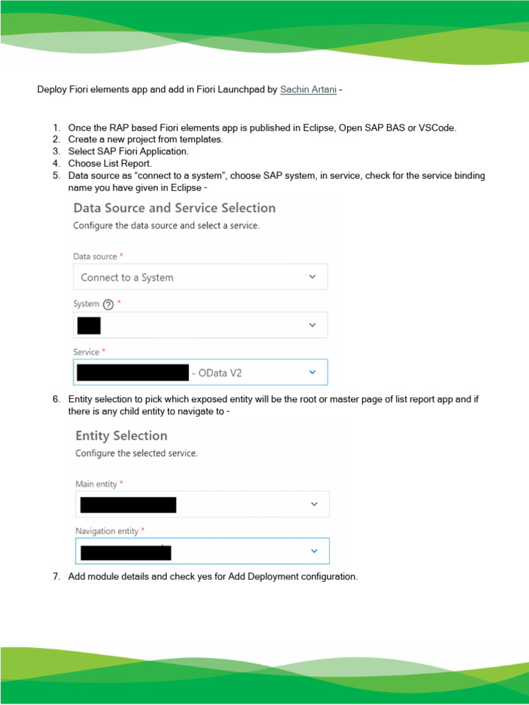 Deploy Fiori Elements App and Addd It To Fiori Launchpad | Download Free PDF | Application ...