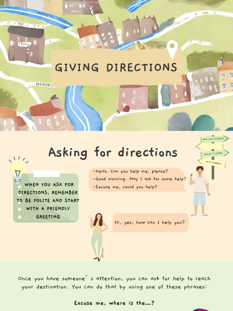 How to Politely Ask and Give Directions | PDF