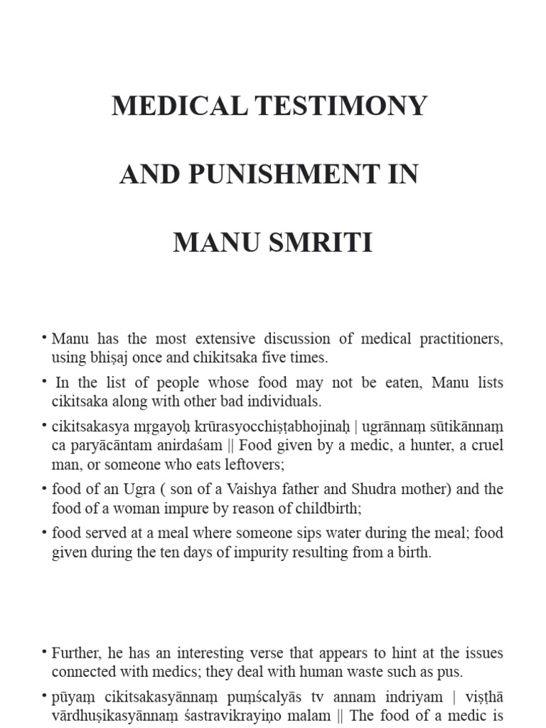 Medical Testimony | PDF