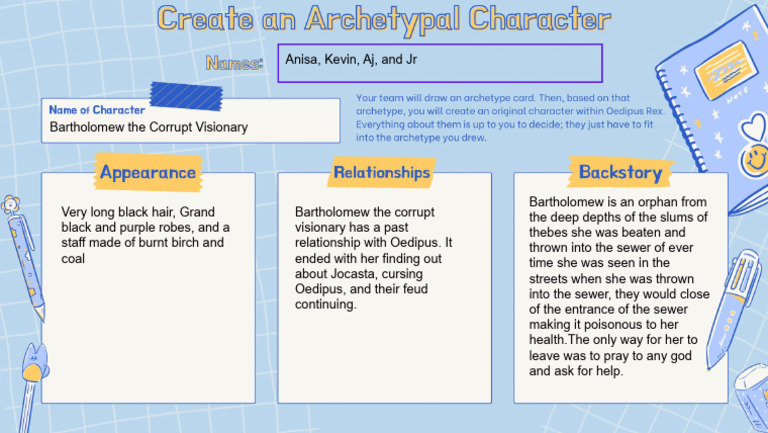 Archetype Character Creation | PDF