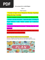 Physical Education Class 12 Chapter 1 Notes | PDF | Sports & Recreation