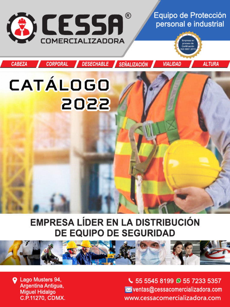 Catalogo Virtual CESSA 2022 | PDF | Guante | Tela no tejida