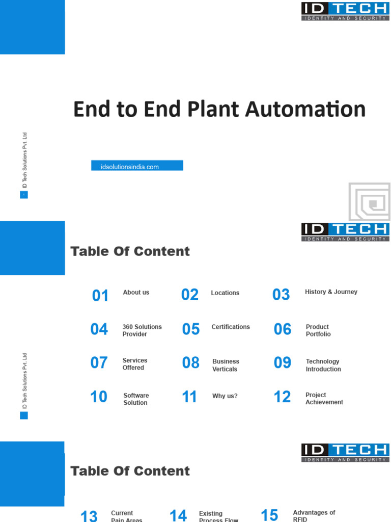End To End Automation | PDF | Radio Frequency Identification | Automation End To End Automation | PDF | Radio Frequency Identification | Automation