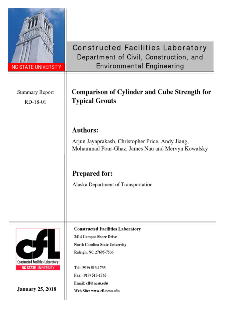 Cube Strength Test Report | PDF | Concrete | Cement