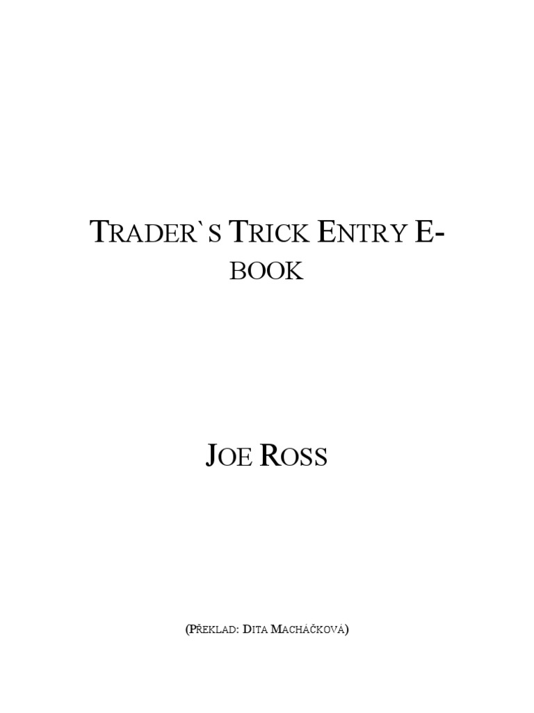 Joe Ross - Traders Trick Entry | PDF