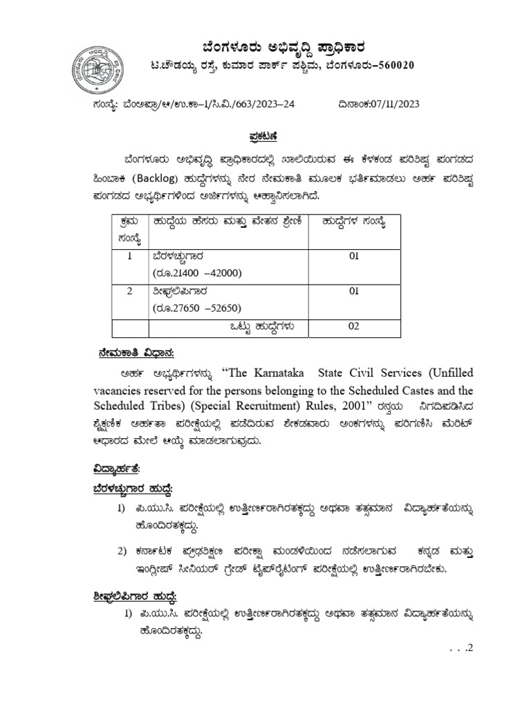2024 BDA Illegal Layout List | PDF