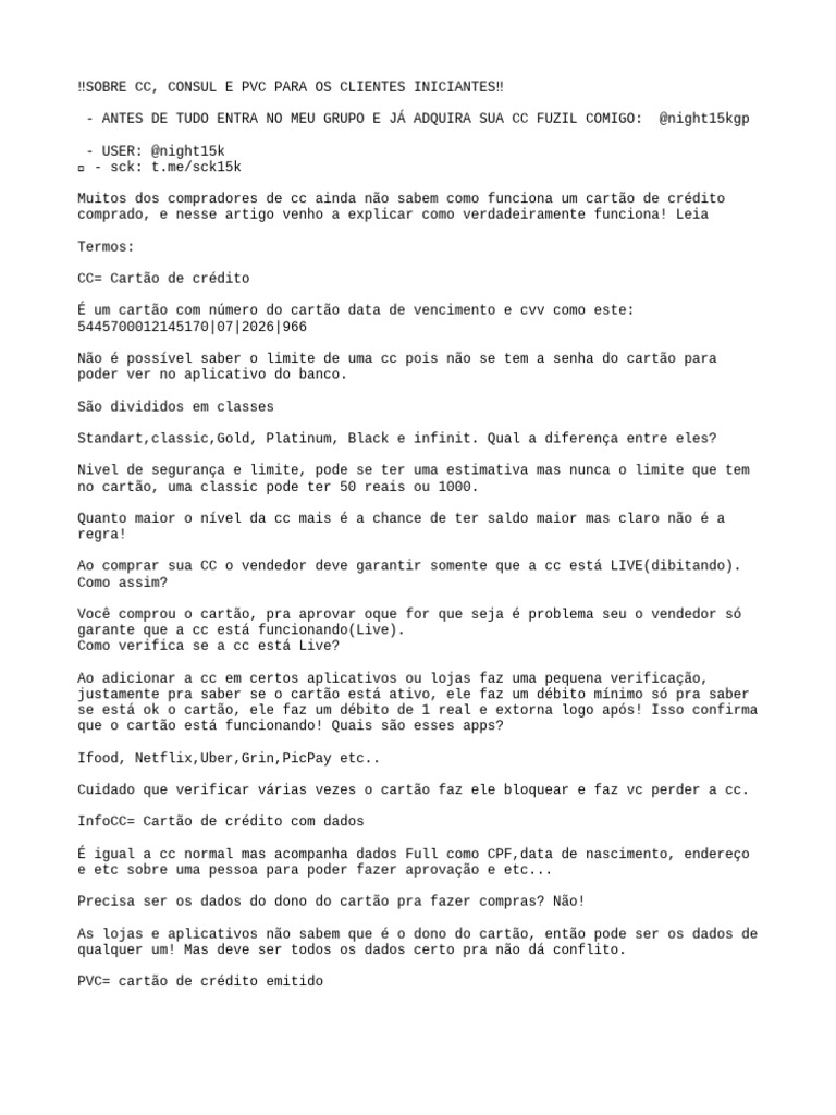 Tudo Sobre CC | PDF | Cartão de crédito | Crédito