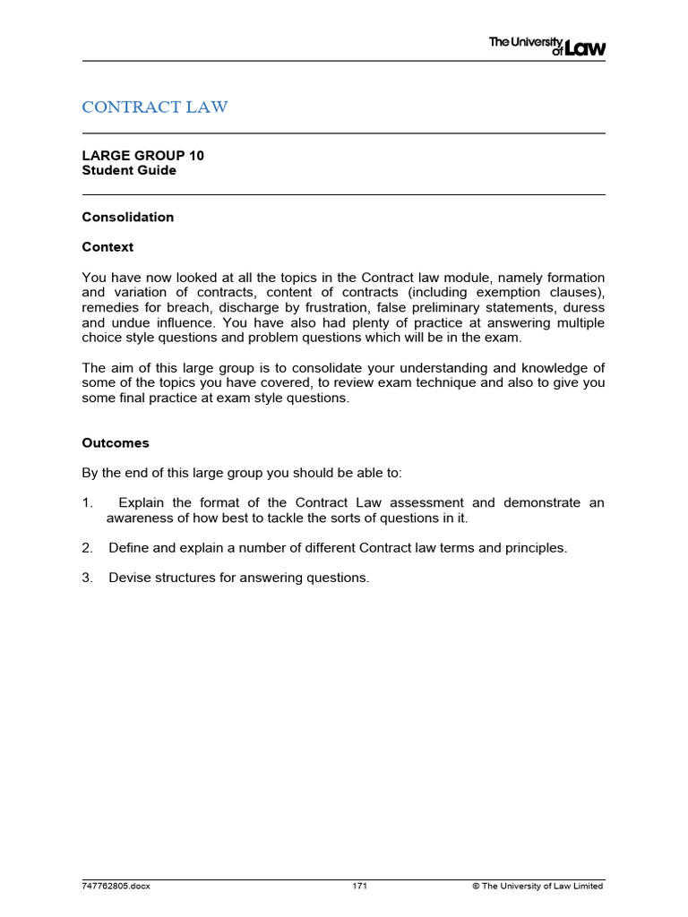 2324 - Cont - lg10 - Ce01 - Student - Guide 2 | PDF | Damages ...