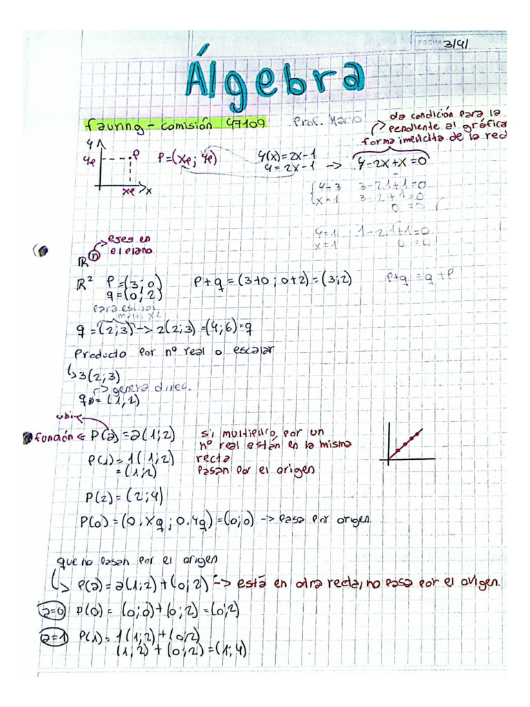 Álgebra Fauring | PDF