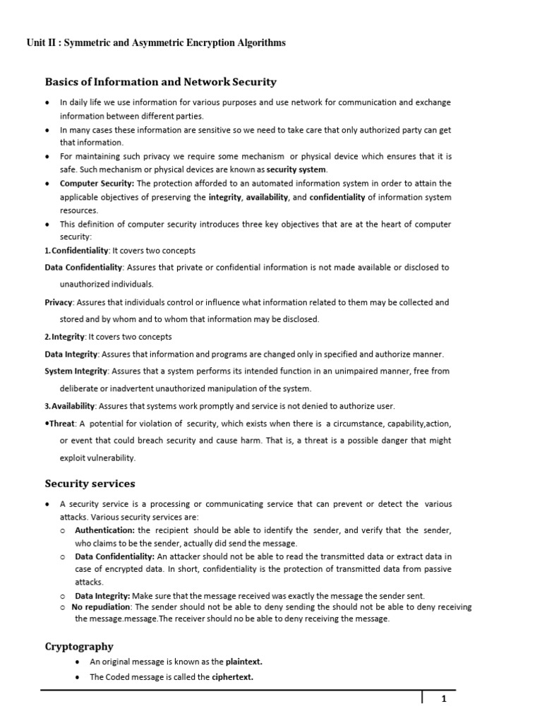 ch 2 IS | PDF | Cryptography | Cryptanalysis