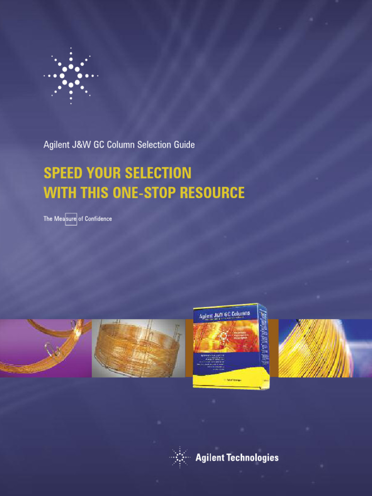 Agilent J&W GC Column Selection Guide | PDF | Chromatography | Gas ...