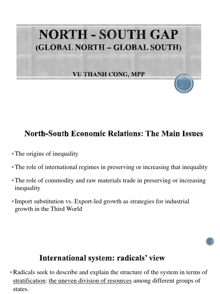 Lecture 6 - North - South Gap | PDF | World Systems Theory | Economics
