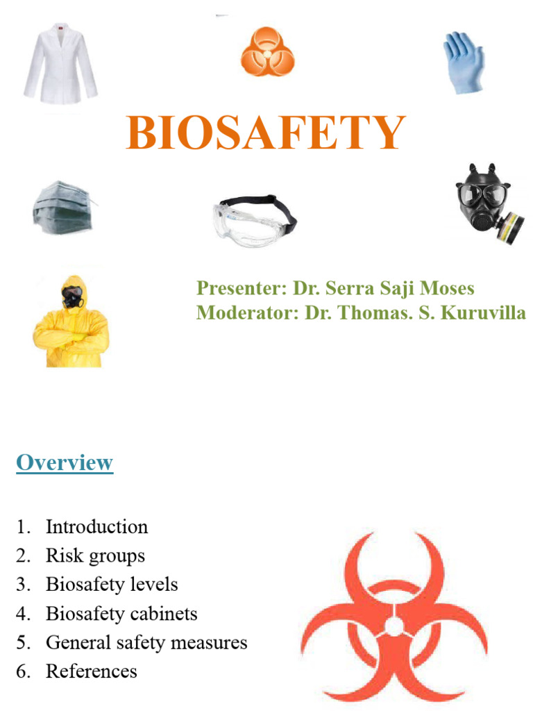 BIOSAFETY | PDF | Microbiology | Medical Specialties