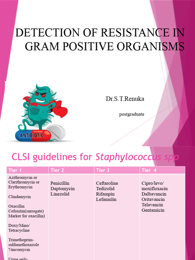 GPC Amr | Download Free PDF | Methicillin Resistant Staphylococcus ...