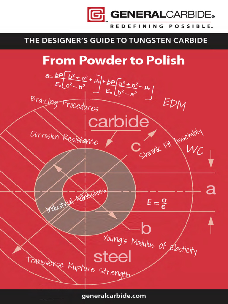 General Carbide - Designers Guide Tungsten Carbide | PDF | Strength Of ...