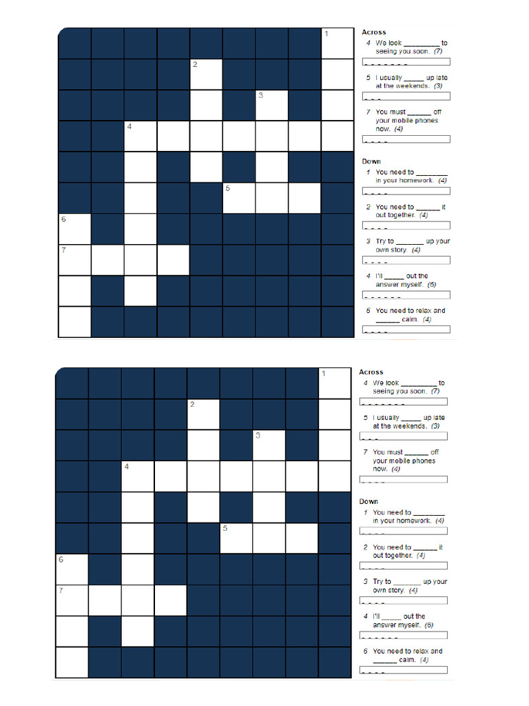 Crosswords | PDF