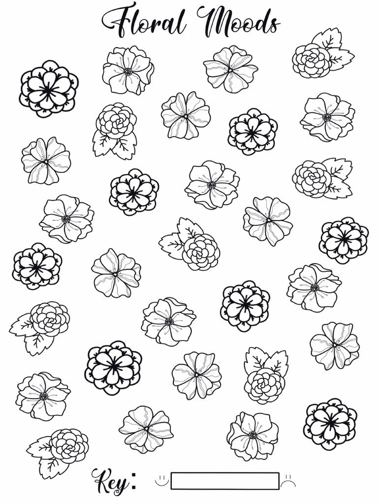 Floral-Mood-Tracker-31-Days-A4 | PDF