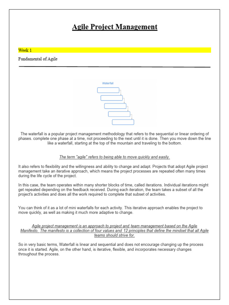 Agile Project Management | PDF | Agile Software Development | Scrum (Software Development)