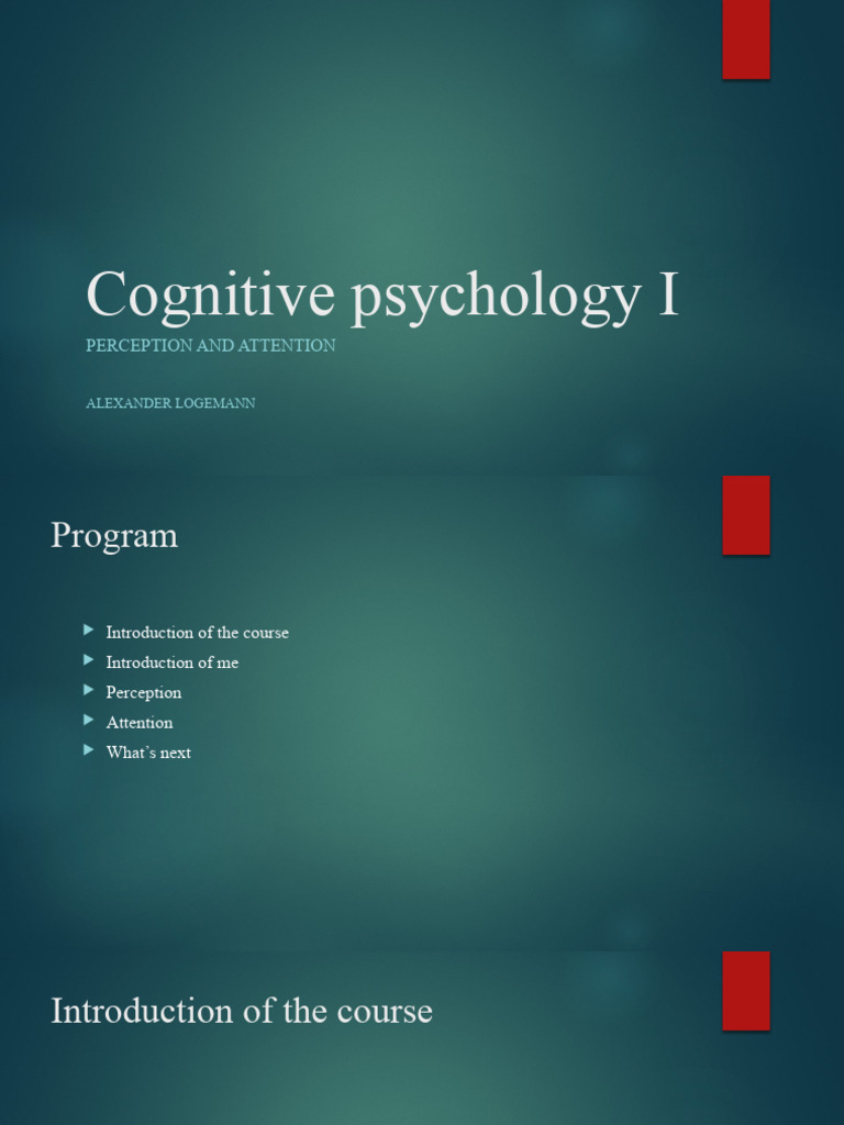 Perception Attention | PDF | Perception | Attention