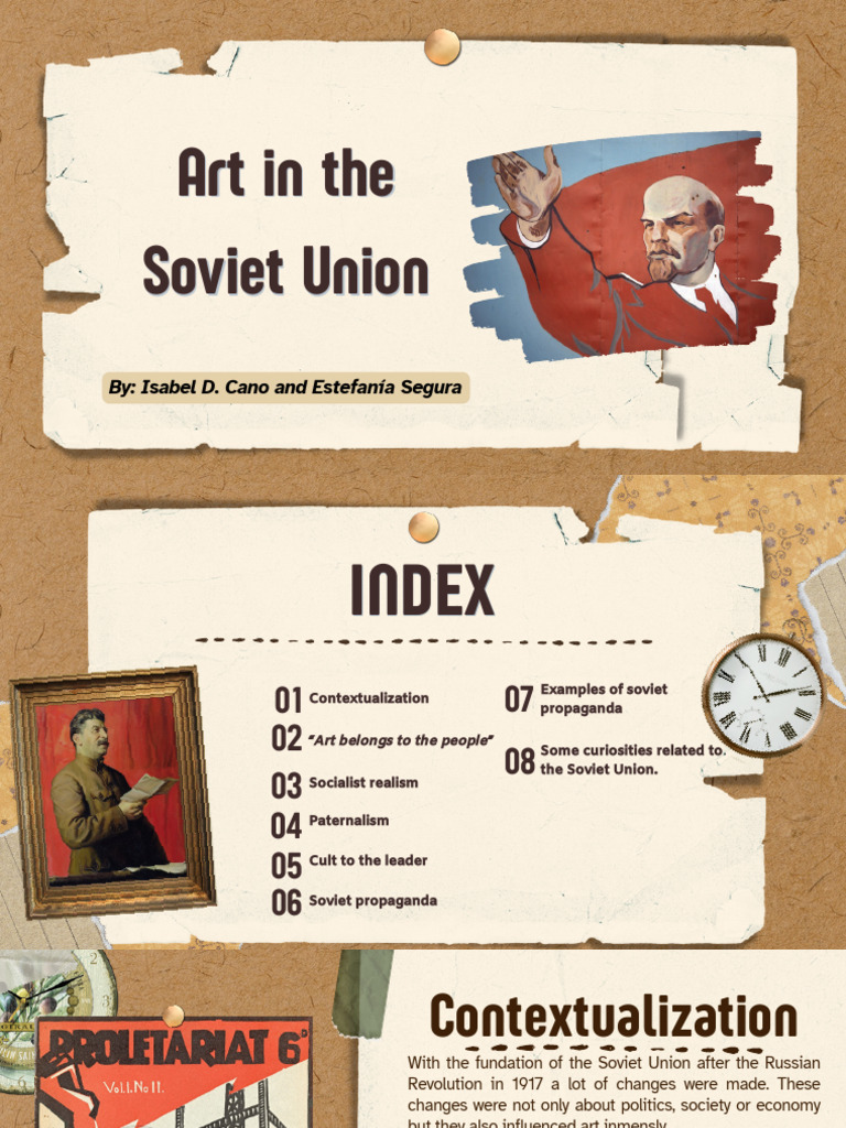 Art in the USSR presentation | PDF | Soviet Union | World Politics