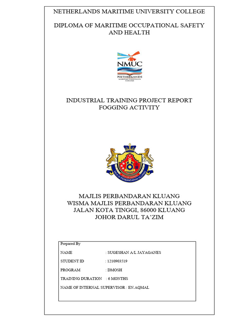 Project Report (Fogging) .Docm New | PDF | Personal Protective ...