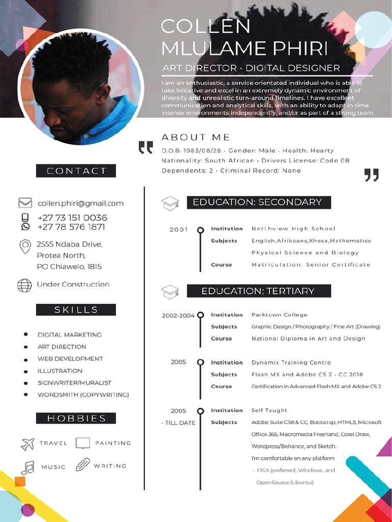 COLLEN PHIRI (CV - 2022) Final For Email | PDF