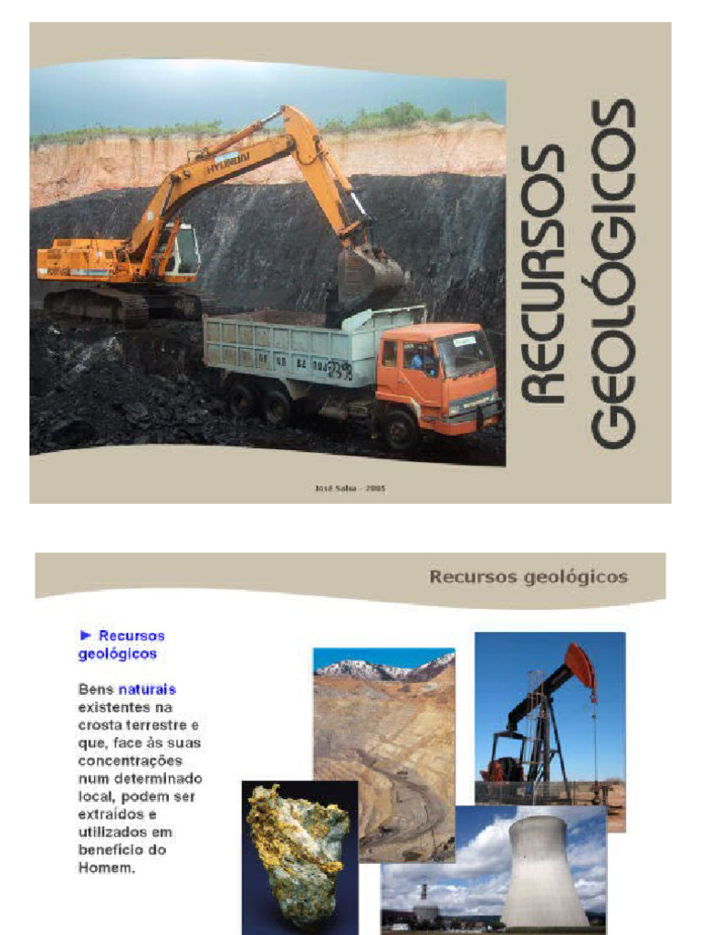 Recursos - Geologicos - 11 Ano | PDF