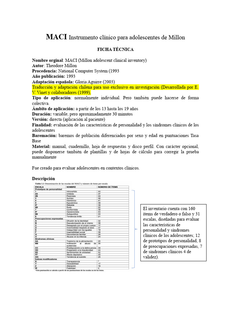 MACI | PDF | Informática