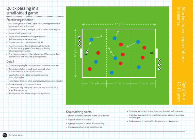 Quick Passing in A Small-Sided Game | PDF | Ball Games | Sports