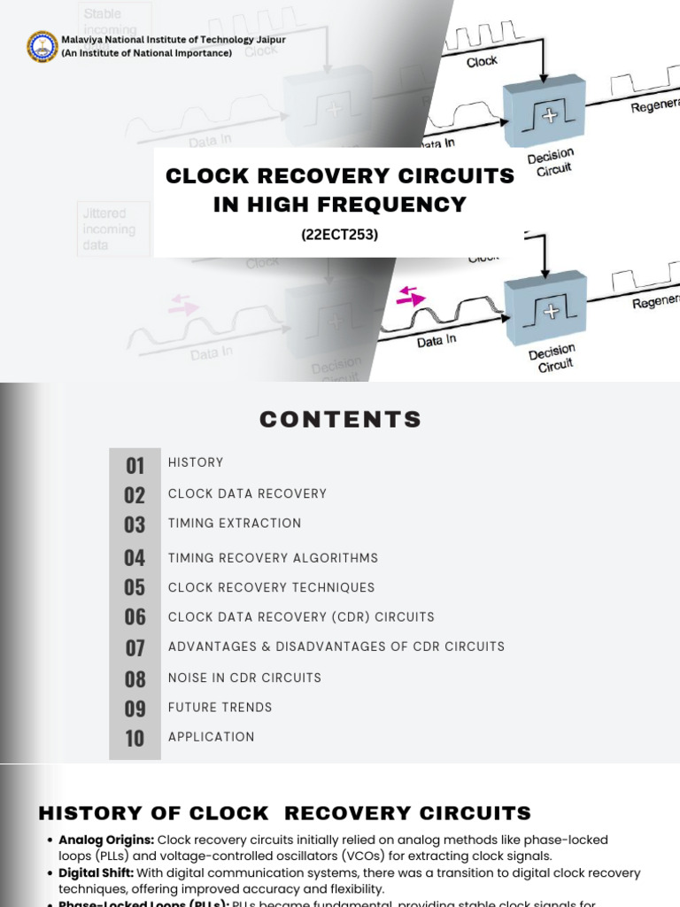 Clock Recovery Techniques | PDF | Telecommunications | Electrical ...